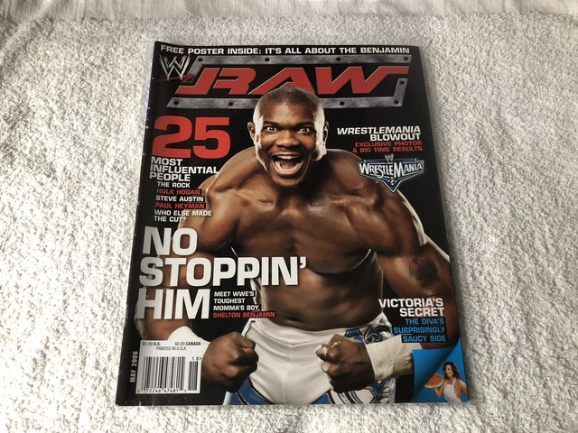 WWE RAW WORLD Wrestling Entertainment Magazine May 2006 Shelton ...