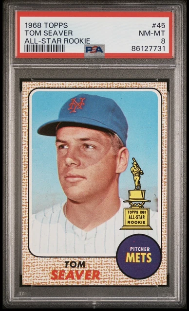 1968 TOPPS TOM Seaver All - Star Rookie #45 PSA 8 très rare EUR 24,87 ...
