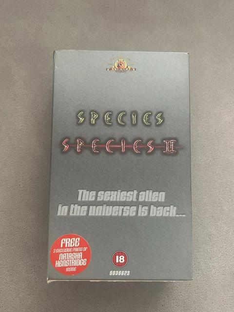 SPECIES NATASHA HENSTRIDGE VHS box set with prints! Read Description £ ...