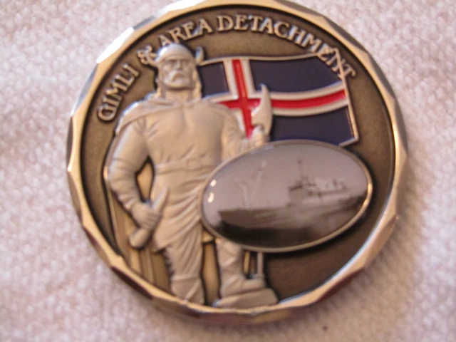 CANADIAN POLICE CHALLENGE Coin RCMP Gimli Detachment D Div. Manitoba ...