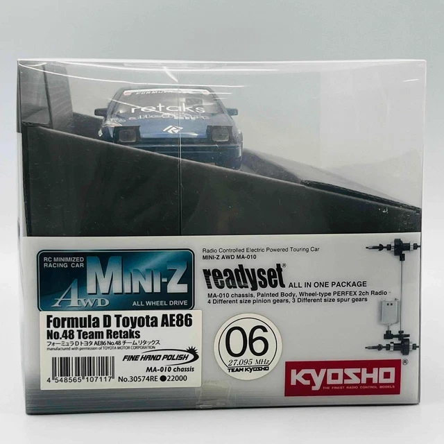 KYOSHO MINI-Z AWD MA-010 Formula D Toyota AE86 No.48 Team Retax 30574RE £335.37 - PicClick UK