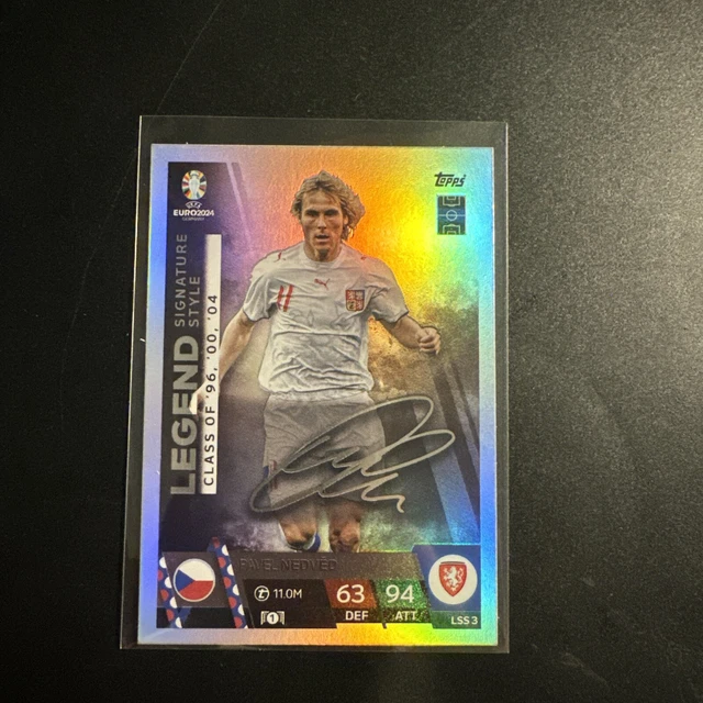 MATCH ATTAX EURO 2024 Pavel Nedved Legend Signature Series LSS3 EUR 0 ...