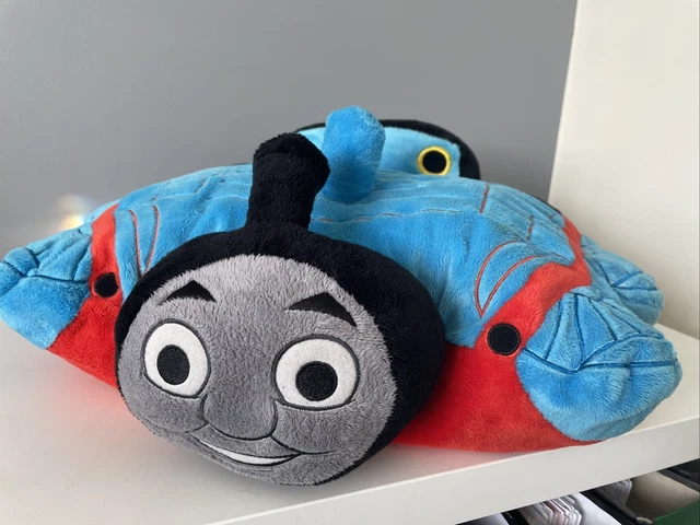 THOMAS THE TANK Engine Blue Train Plush Soft Toy TV Figure Pillow Pets ...