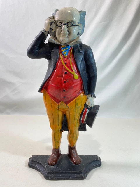CAST IRON CHARLES Dickens Mr Pickwick doorstop. 14" tall £19.36 ...