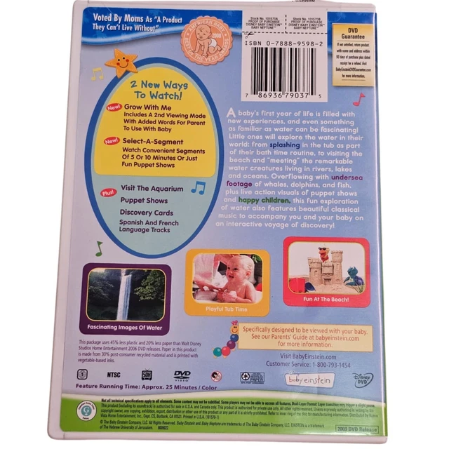 BABY EINSTEIN BABY Neptune DVD 2009 Disney Infant Educational Water ...