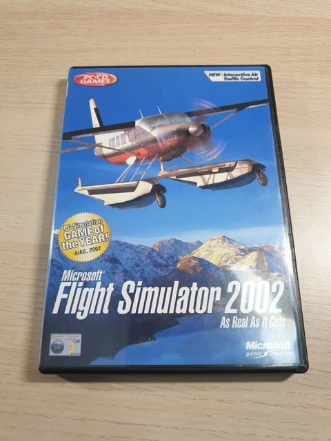 MICROSOFT FLIGHT SIMULATOR 2002 Flying Sim - Ms Fs2002 Base Pc Game £9. ...
