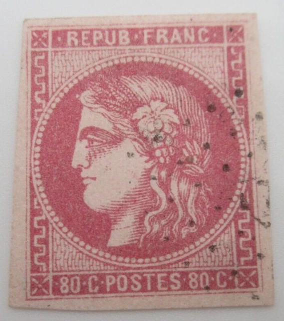 FRANCE TIMBRE N° 49 - Rose Pale - Signe Calves - Emission De Bordeaux ...