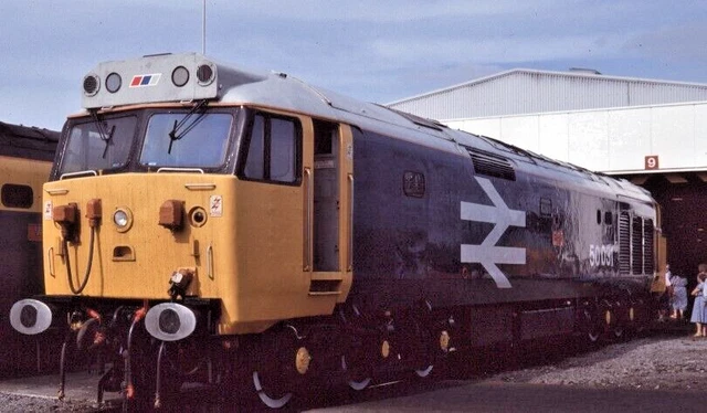 AN ORIGINAL 35MM Slide BR British Railways Diesel Loco Class 50031 ...