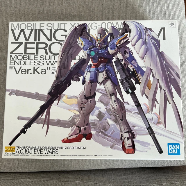 BANDAI GUNPLA MASTER Grade MG 1/100 Gundam Wing Zero EW Custom Ver.Ka ...