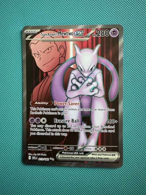 POKÉMON TCG TEAM Rocket's Mewtwo EX Destined Rivals 213 /182 £21.48 ...