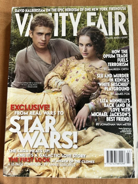 STAR WARS HAYDEN CHRISTENSEN NATALIE PORTMAN Vanity Fair magazine March ...