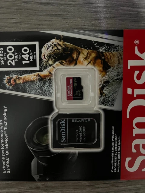 1TB SANDISK EXTREME PRO SSD microSDXC Card, Up to 200 MB/s, UHS-I ...