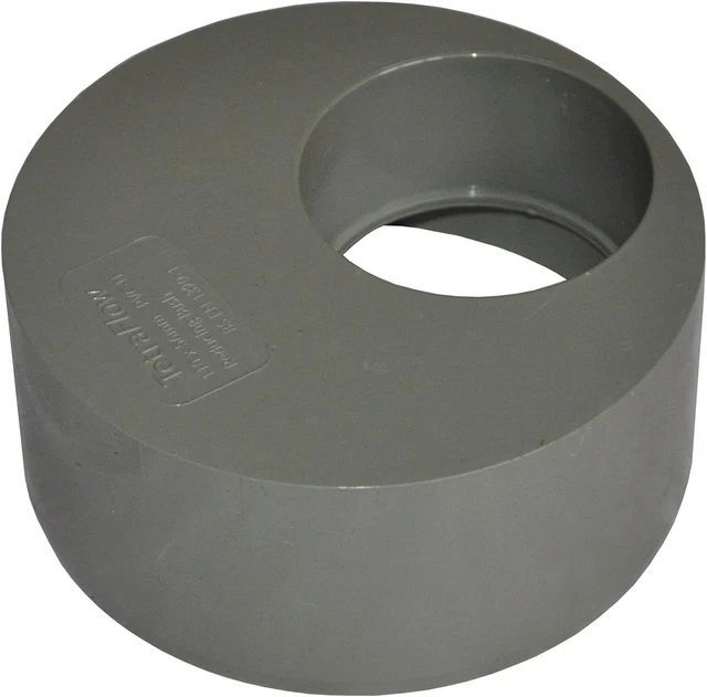110MM SOLVENT SOIL Pipe to 50mm Reducer - Grey £3.26 - PicClick UK