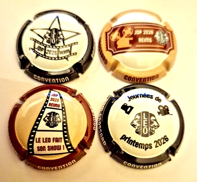 CHAMPAGNERKAPSEL LIONS CLUB 2026 Dom BROSSARD NR EUR 24,00 - PicClick DE