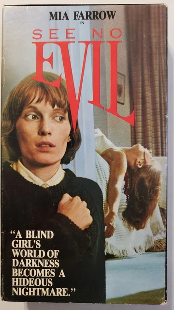 SEE NO EVIL 1971 VHS 1989 Release £11.26 - PicClick UK