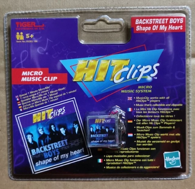 MINI HIT CLIPS : BACKSTREET BOYS SHAPE OF MY HEART - Hasbro Tiger 2002 ...
