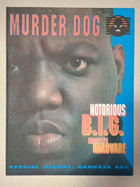 MURDER DOG MAGAZINE NOTORIOUS BIG cover RARE VINTAGE 1995 Oversized £ ...