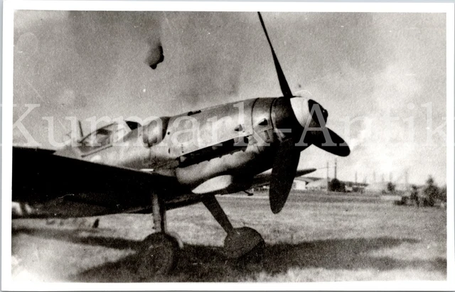 C672 FOTO WEHRMACHT Archiv Repro WL Flugzeug Me109 G-6 rkt Bilanz 8 ...