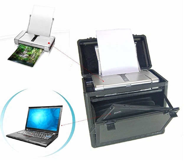 PC PORTABLE VALISE Kofferlösung pour Notebook + Mobile Imprimante Canon ...