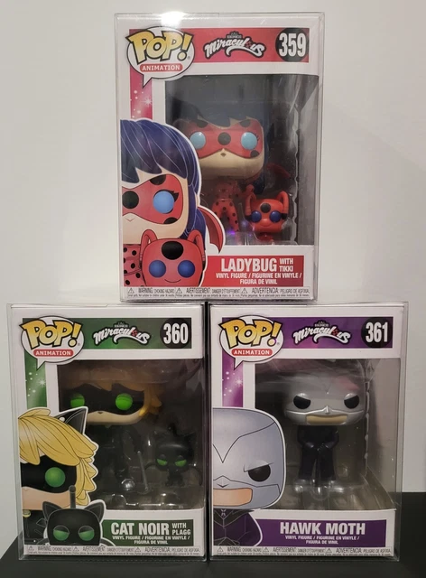 Rare Complete Set Miraculous Ladybug Cat Noir And Hawk Moth Funko Pop Vinyls Eur 36899