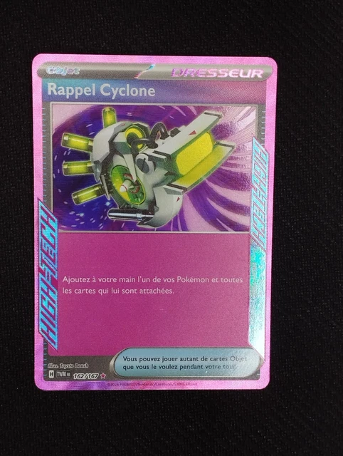 CARTE POKÉMON RAPPEL Cyclone 162/167 EV6 Mascarade Crépusculaire EUR 8 ...