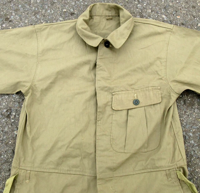 FORMER JAPANESE ARMY original tankers jump suits WWⅡ military IJA IJN ...