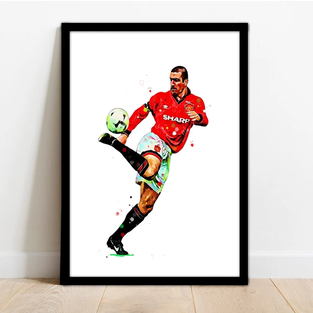 MANCHESTER UNITED - Man Utd - Eric Cantona Framed Print Poster. £14.99 ...
