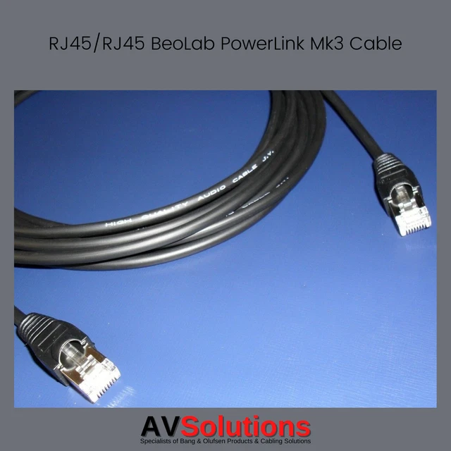 B&O | POWERLINK BeoLab Lautsprecher RJ45/RJ45 Kabel für Bang & Olufsen ...
