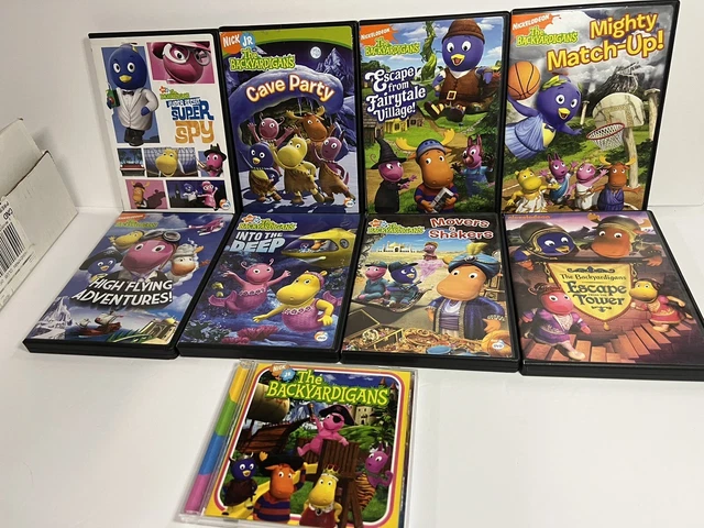 LOT OF 8 Backyardigans DVD’s Nick Jr + Music CD Cave Party $52.21 ...