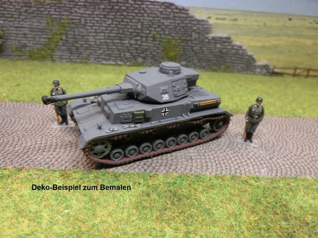 1 STK. &PANZERKAMPFWAGEN IV Ausf. F2" der Wehrmacht in 1:87, WW2, DR ...
