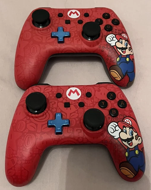 SUPER MARIO RED Wired Controller for Nintendo Switch PowerA Game ...