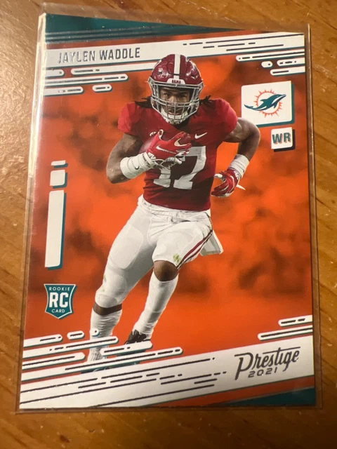 Jaylen Waddle Rc 2021 Prestige 213 Miami Dolphins Alabama Crimson