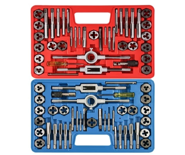 METRIC Y SAE Juego De Roscas Para Corte Externa E Interna Herramienta ...