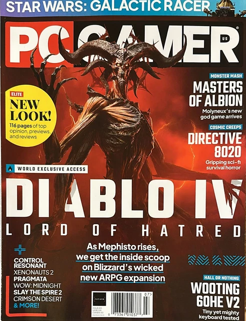 PC GAMER MAGAZINE July 2026 £19.24 - PicClick UK