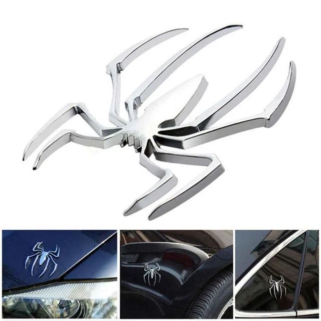 MOTOR DECAL 3D Car Sticker Auto Emblem Decal 3D Spider Shape Car ...