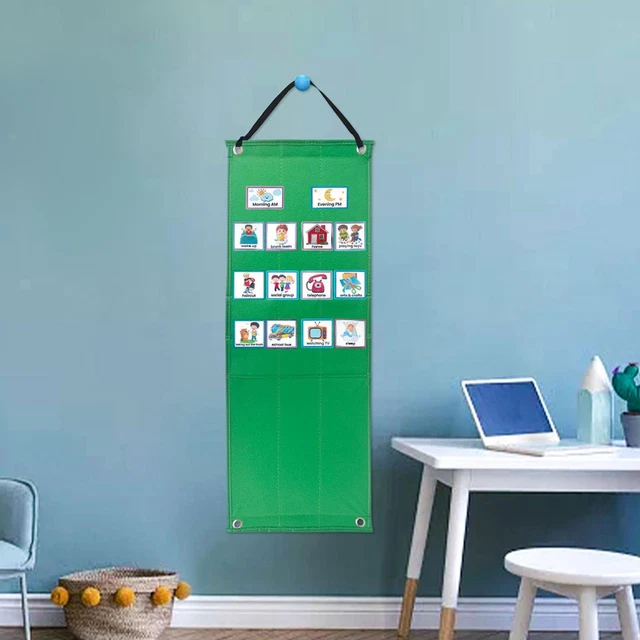 VISUAL SCHEDULE FOR Kids Daily Chore Routine Chart Visual Planner for ...