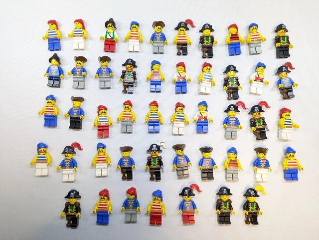 LEGO PIRATEN PIRATES Minifiguren Figuren Captain Matrose Pirate Captain ...