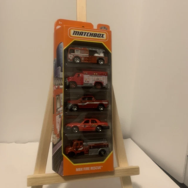 2021 MATCHBOX MBX Fire Rescue - Pack de 5 - Fire Department Series ...