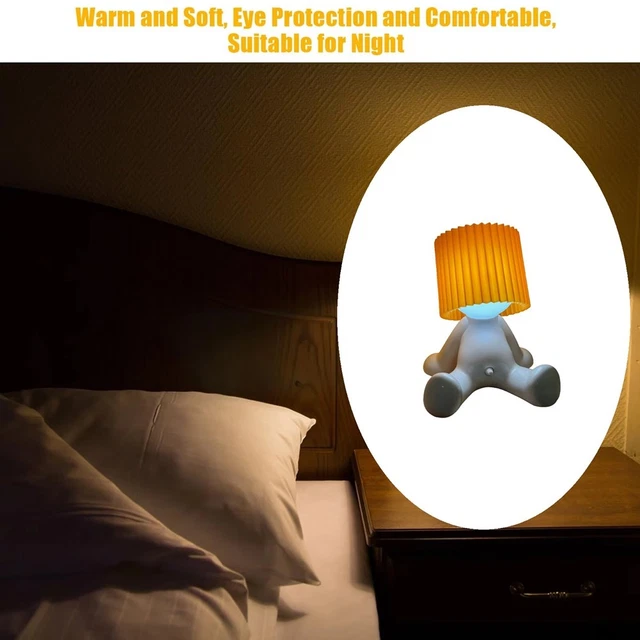 A LITTLE SHY Man Lamp, Modest Mike Naughty Night Lamp Shy Night Light ...