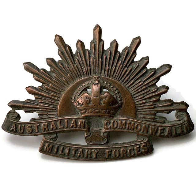 WW1 AUSTRALIAN ARMY Division Commonwealth Military Forces Cap Badge ...