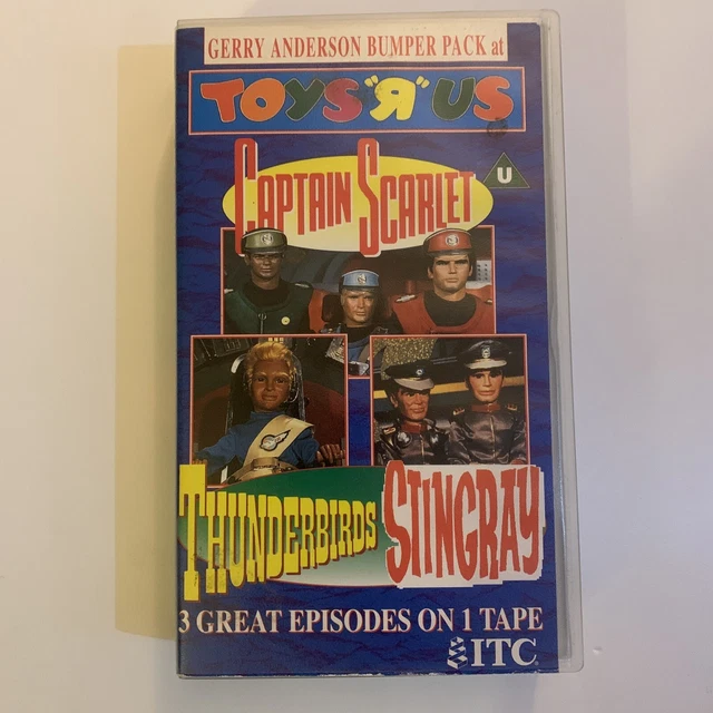TOYS’R’US ITC - vhs video tape - Captain Scarlet, Thunderbirds ...