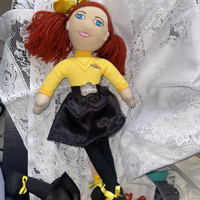 VINTAGE THE WIGGLES Emma Watkins yellow wiggle Large Soft Plush Doll ...
