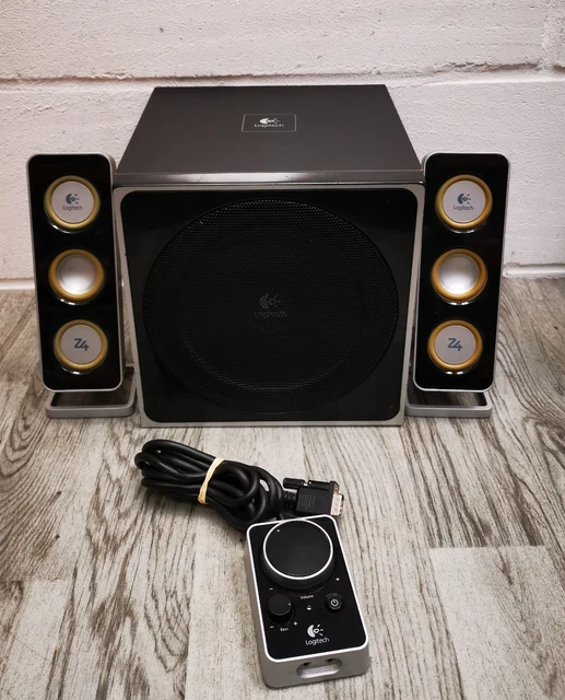 LOGITECH SUBWOOFER SPEAKER System - Black - Unit Only (Z4, S-0175B) £44 ...