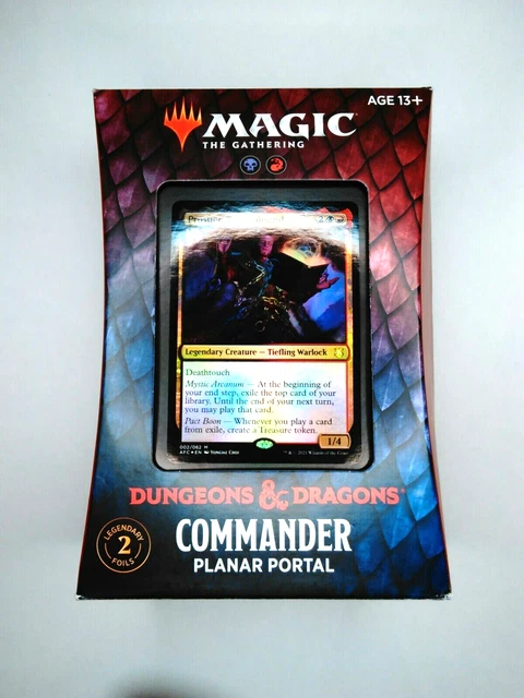 DUNGEONS AND DRAGONS Commander Deck Planar Portal MTG DnD Magic the ...
