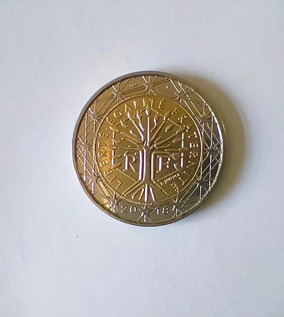 PIÈCE 2 EUROS France 2018 arbre de vie Tranche Type A / poste suivi ...