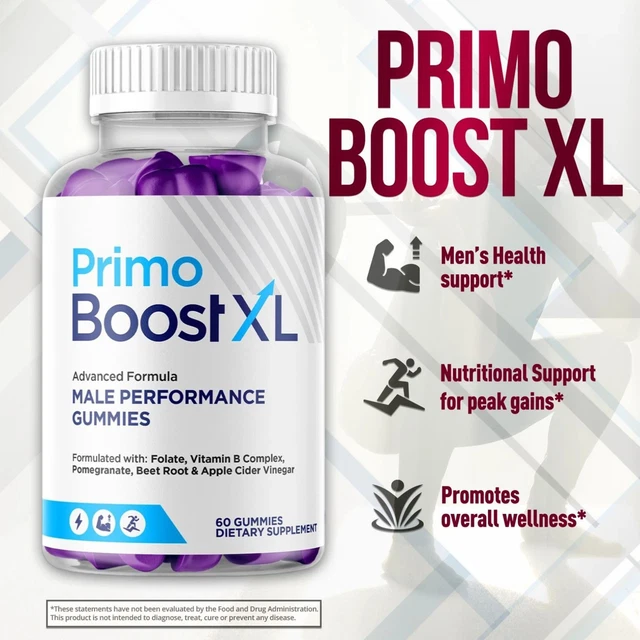 PRIMO BOOST XL Gummys Advanced Formula PrimoBoost XL Male 60 Gummies £ ...