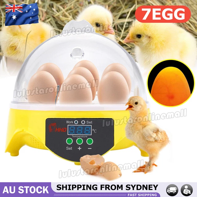 7 EGG INCUBATOR Automatic Digital LED Hatch Turning Chicken Duck Quail ...