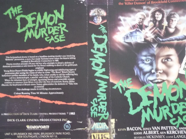 REPLACEMENT VHS VIDEO Sleeve Cover & Case DEMON MURDER CASE MEDIA HOME ...