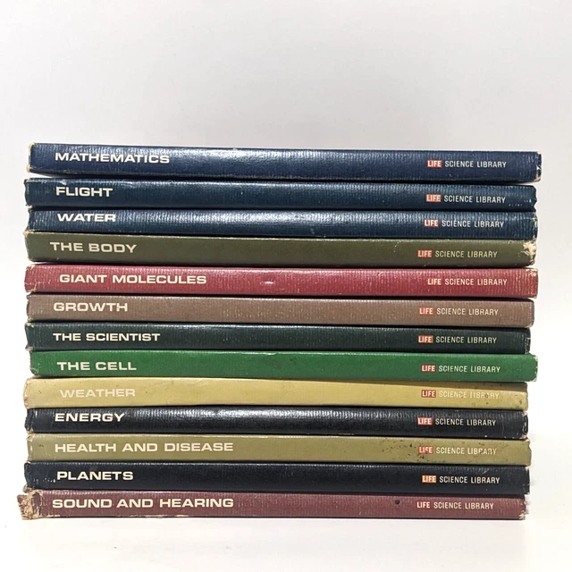 VINTAGE LOT OF 13 Time Life Science Library Set Hardcover Books 1960s ...