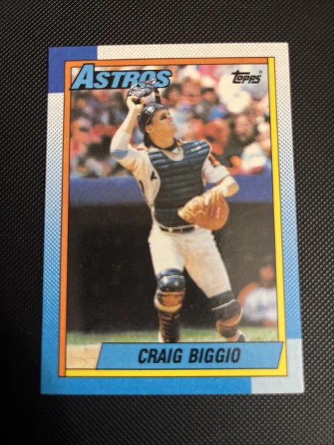 1990 TOPPS #157 Craig Biggio Houston Astros MLB carte de baseball HOF ...